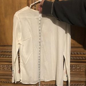 Unique Spectrum | Tops | Boho Peasant Embroidered Cotton Hippie Top ...